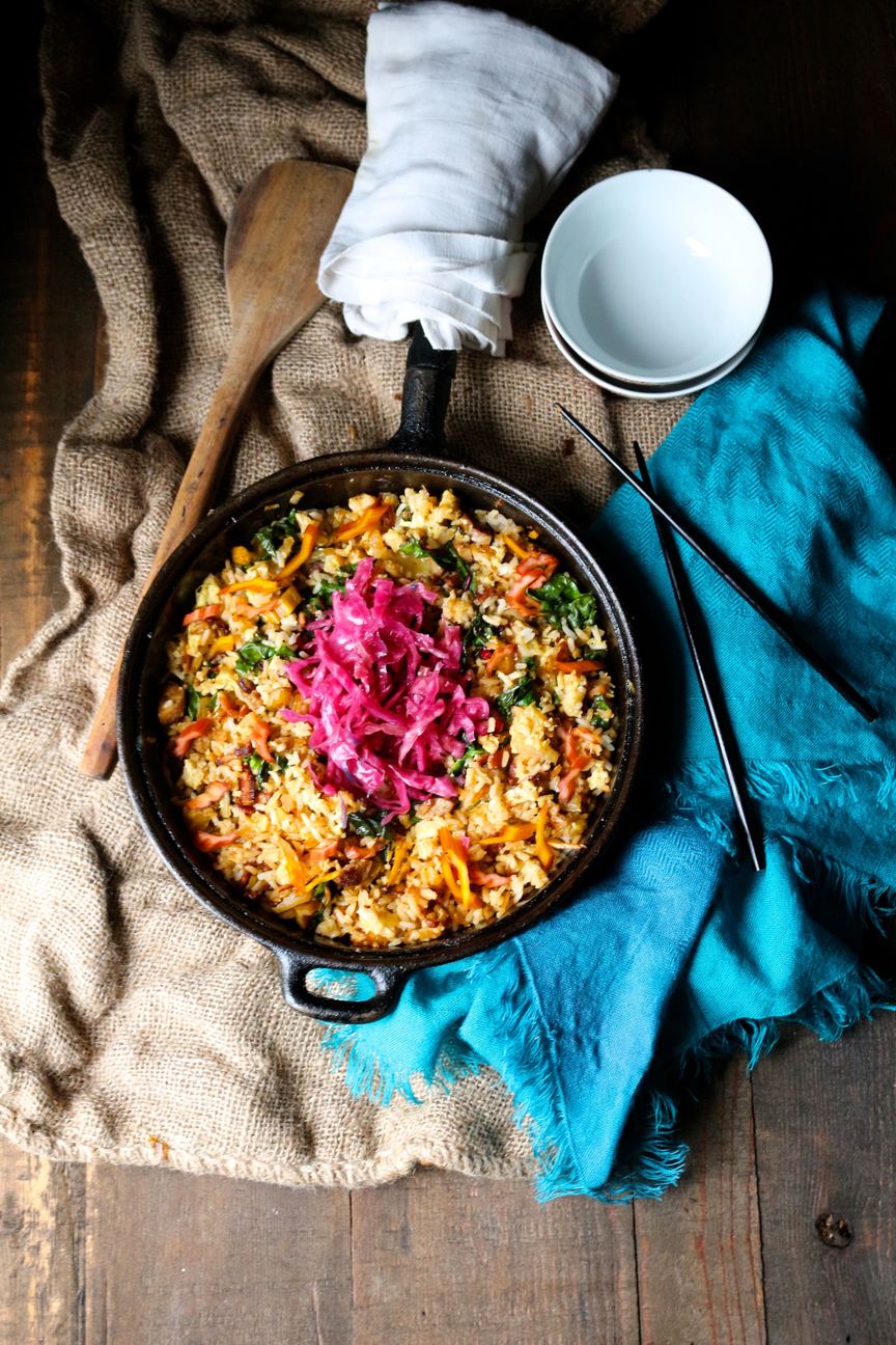 Clean out the fridge fried rice - Naked Cuisine